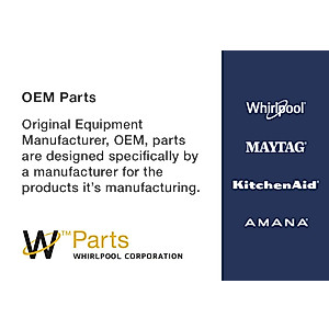 Whirlpool WP12722803AP OEM French Door Refrigerator Mullion Rail Replacement Part W10199882, 12722803APK, 12722803APN, and more, Replacemen, Apollo Grey