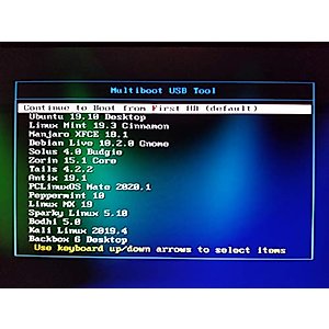 32gb Multiboot USB Flash Drive, 15 Bootable Linux Systems. Learn Linux