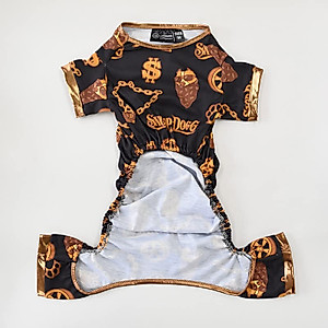 Snoop Doggie Doggs Deluxe Pet PJs, Off The Chain, X-Large