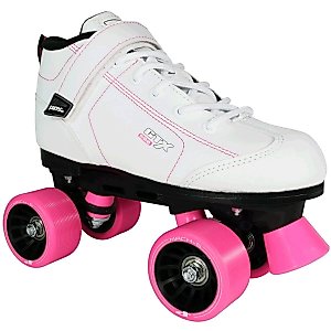 Pacer GTX-500 Roller Skates - Newly Revised Model (White, Kids 2)