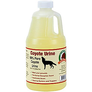 Just Scentsational RS-64 Coyote Urine for Gardens, Hunters, and Trappers, 64 oz (2 Quarts)