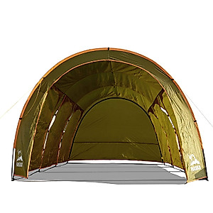 Car Camping Shade Awning Canopy for 8-10 Person Family Party Tent Picnic,BBQ,Friends Gathering Waterproof Lightweight Easy Setup 15 * 10 FT