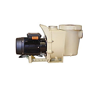 FibroPool 1.5 HP Swimming Pool Pump for In Ground Pools and Spas - 1.5 Horsepower - Designed in the USA - High Efficiency Single Speed Motor With Clear Top Lid - FP150
