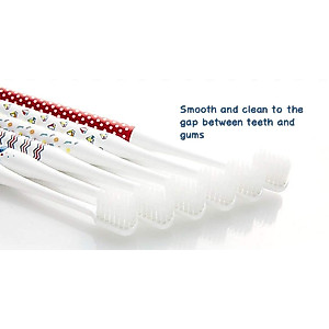 LENITH [Pack of 10] NEW CLIO Designer Toothbrush My Brush Set