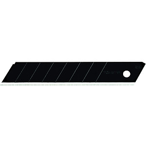 TAJIMA Utility Knives & Blades - 50-Pack 3/4" Razar Black Box Cutter Snap Blades with Premium Tempered Steel & Ultra-Sharp Edge - LCB-50RB-50