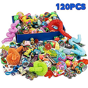 nicknack 120pcs Party Favors for Kids, Pinata Stuffers Toy Assortment for Kids Birthday Treasure Box Toys for Classroom, Stocking Stuffers, Carnival Prizes