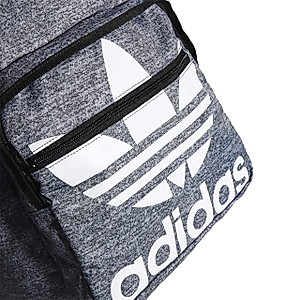 adidas Originals Trefoil Pocket Backpack, Black, One Size