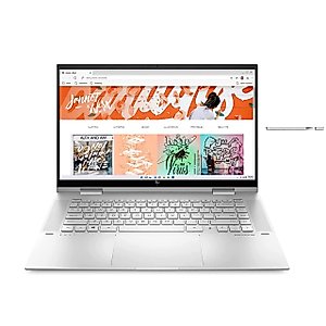 HP Envy 2-in-1 15.6" Touch Screen Laptop | Intel Core i7-1260P Processor | Intel Iris Xe Graphics | 32GB RAM | 1024GB SSD | Backlit Keyboard | Fingerprint | Windows 11 Pro | Bundle with Stylus Pen