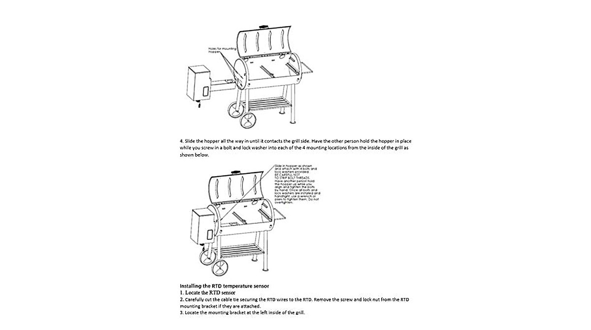 DIY 18" Vertical Pellet Hopper Kit for Custom Smokers
