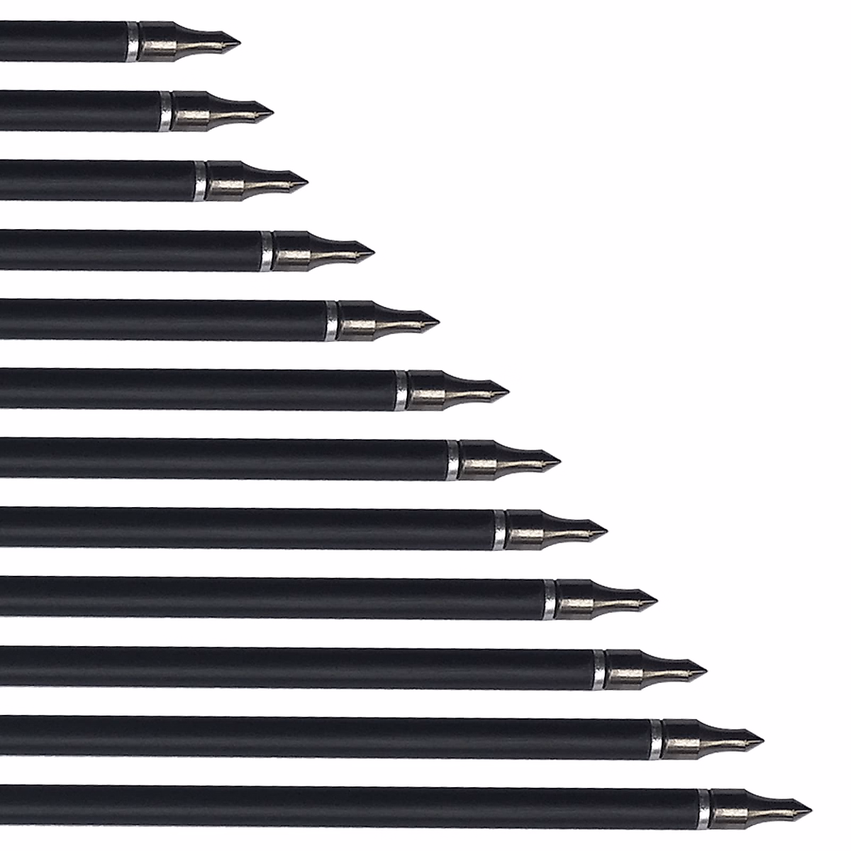 Sososhoot 12Pcs Archery 28" Fiberglass Arrows for Compound Bow Recurve Bow Hunting Target Practice