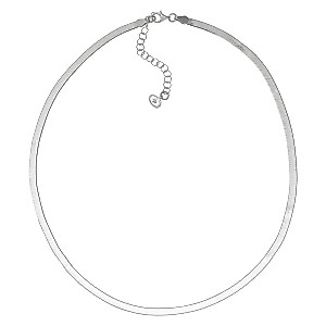 Silpada 'Right As Rain' Herringbone Chain Necklace in Sterling Silver, 16" + 2"