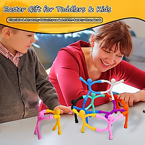 Magnetic Travel Toys for Toddler 5PCS, Easter Basket Stuffers Gift, Airplane Travel Activities Essential Fidget Toys for Kids Adult Fun Magnetic Men People Fridge Magnet for Toddler 1 2 3 4 5 Year Old