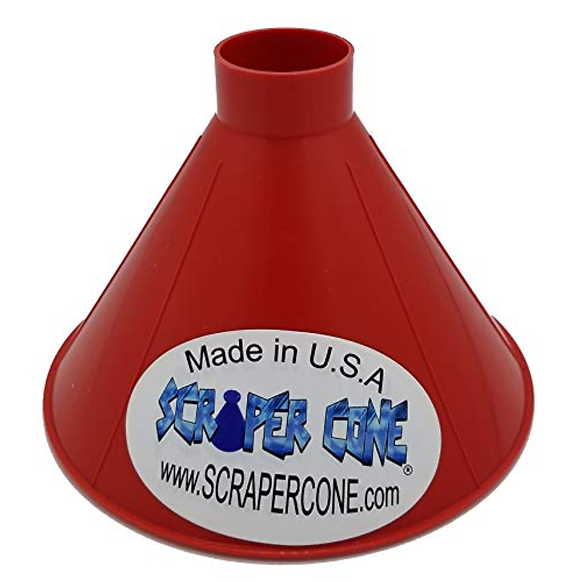 SCRAPER CONE®️ The Original Ice Scraper, Snow Removal Made in The USA Magical Frost Removal Funnel Shaped Cleaning Tool Car Windshield Deicer Magic Scrapers Instascrape round snow shovel brush