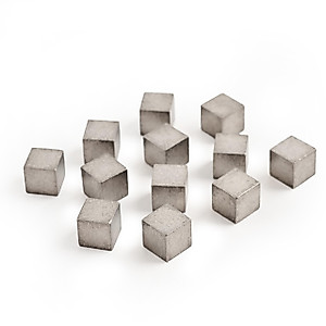 Pinewood Pro Derby Car Weights Tungsten Cubes 2oz Total Weight, Twelve Cubed Weights for Highest Speed to Make Fastest Pinewood Derby Car