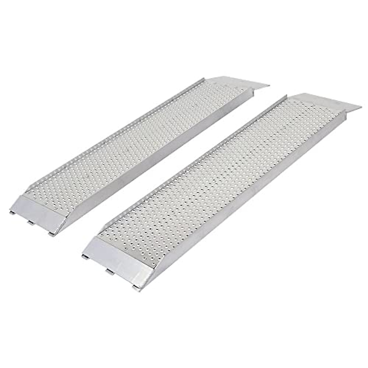 Guardian S-368-1500-P Dual Runner Shed Ramps with Punch Plate Surface - 8" Wide, 3' Long