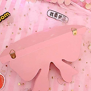 Kawaii Wood Floating Shelf Kawaii Wall Decor Kawaii Room Decor Kawaii Pink Room Decor (Pink)
