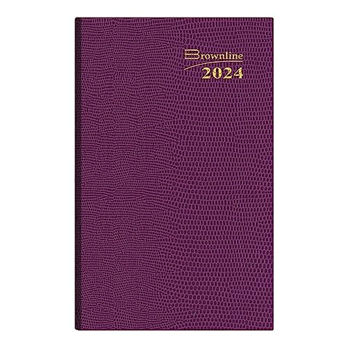 Brownline 2024 Traditional Weekly Pocket Planner, Appointment Book, 12 Months, January to December, Perfect Binding, 4.75" x 3", Assorted Colors (CB303.ASX-24)