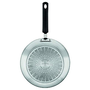 Tramontina Non-Stick Frying Pan with Silicone Handle for Induction, Electric, Gas and Ceramic Glass Hobs, Cookware, Kitchen, 24 cm, 1.6 Litre, 20888024, Dark Grey