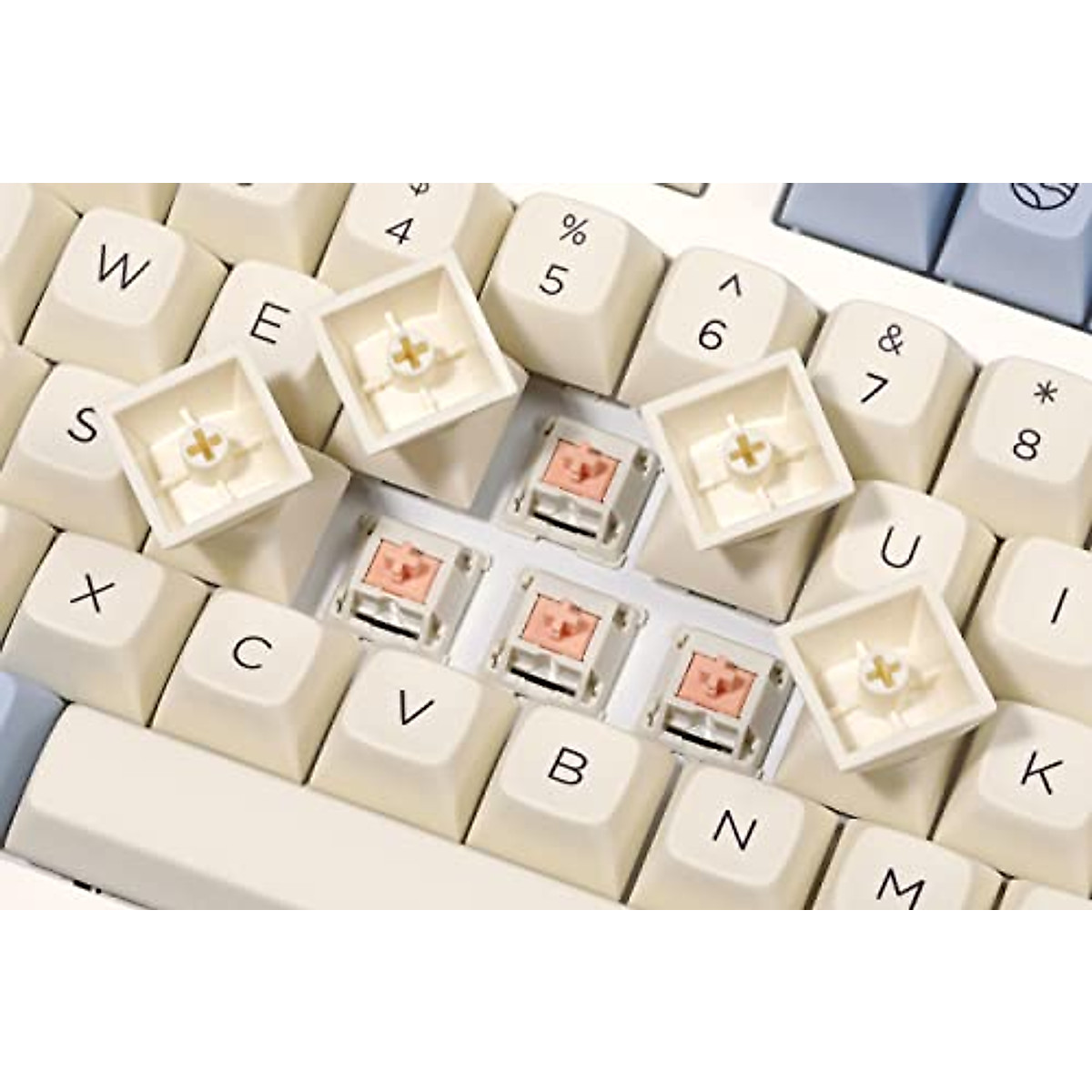 DROP MiTo MT3 Godspeed R2 Keycap Set, PBT Hi-Profile, Cherry MX Compatible with 60%, 65%, 75%, TKL, WKL, and Ortholinear Keyboards (Apollo Base Kit)