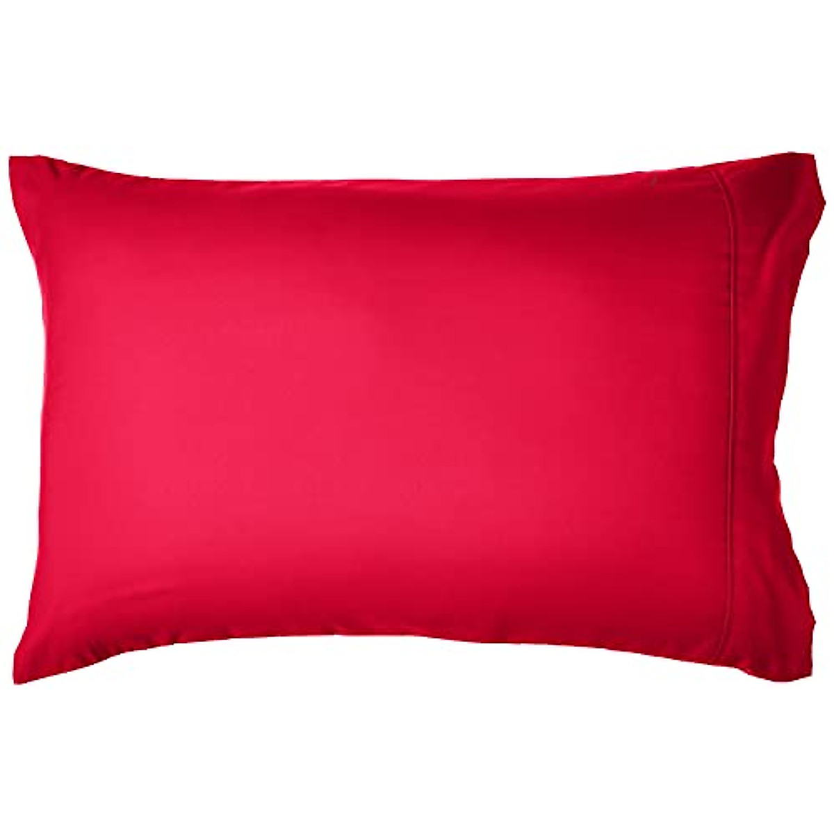 Sweet Home Collection 7 Piece Comforter Set Bag Solid Color All Season Soft Down Alternative Blanket & Luxurious Microfiber Bed Sheets, Red, Full