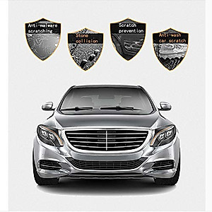 HOHOFILM Gloss Clear Car Paint Protective Film Self Adhesive TPU PPF Vinyl Wrapping Film Auotomobile Protection Vinyl,5ft x 6.5ft Roll