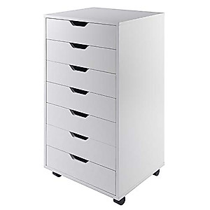 Winsome Halifax Storage/Organization, 5 Drawer, White & Halifax Storage/Organization, 7 Drawer, White