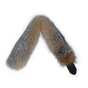 4 inches Dyed Crystal Fox Headband