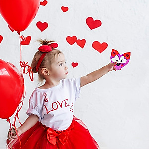 17 Sets Valentine Wood Painting Craft Kits Wooden Heart Animal Ornaments Art Sets DIY Wood Heart Dog Cat Butterfly Fish Bee Owl Dog Llama Creativity Decorations for Kids Valentine Spring Party Favors