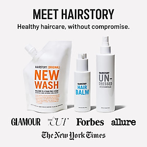 Hairstory Undressed, Texturizing Salt Free Hairspray, Ideal for All Hair Types, Beach Waves & UV Protection, Volumize & Enhance Hair Texture, 8oz