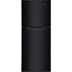 Frigidaire 11.6 Cu. Ft. Compact ADA Top Freezer Refrigerator in Black with Electronic Control Panel, Reversible Door Swing, ENERGY STAR
