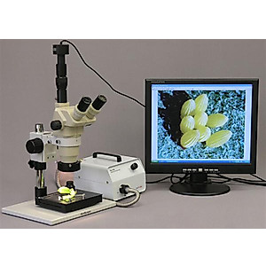 AmScope HL150-AR Microscope Halogen Fiber Optic Ring Illuminator 150W