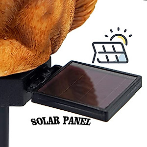 Squirrel Solar Garden Lights,Upgraded Outdoor Decor Solar Squirrel Stake Lights Waterproof Squirrel Decorative Lights for Yard Patio Garden Lawn Decor -1 Pack