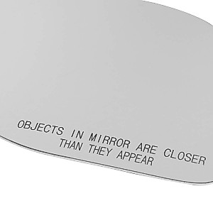 DNA MOTORING SMP-020-R Factory OE Style Right/Passenger Side Door Rear View Mirror Glass Lens [Compatible with 95-05 Explorer/Ranger / 01-05 B2300 B3000 B4000 / 97-05 Mountaineer]