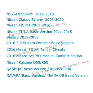 16 Pin Car Radio Stereo Power Harness Loom Wire for Nissan Altima Juke Teana Sunny Subaru Forester Adapter w/Radio Antenna Adapter for Aftermarket Android Radio GPS NAVI