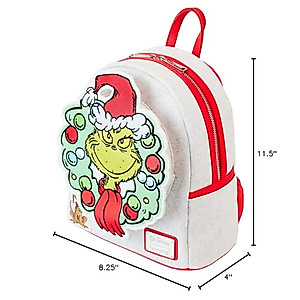 Loungefly Dr. Seuss: Grinch Mini-Backpack, Amazon Exclusive