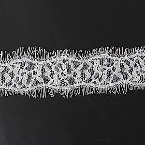 fxmimior Dainty Black and White Lace Punk Boho Choker Necklaces Minimalist Necklace Chain Jewelry for Women 2 Pcs