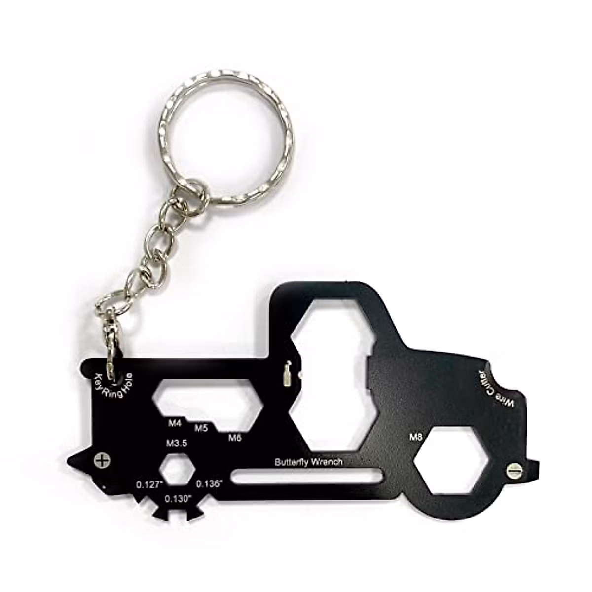 19 in 1 Pickup Truck - Survival Pocket Credit Card Tool Wallet Multitool - Bottle Opener Keychain EDC Multi Use Tool - Useful Cool Tools and Gadgets for Men Husband Stocking Stuffers Small Multitools