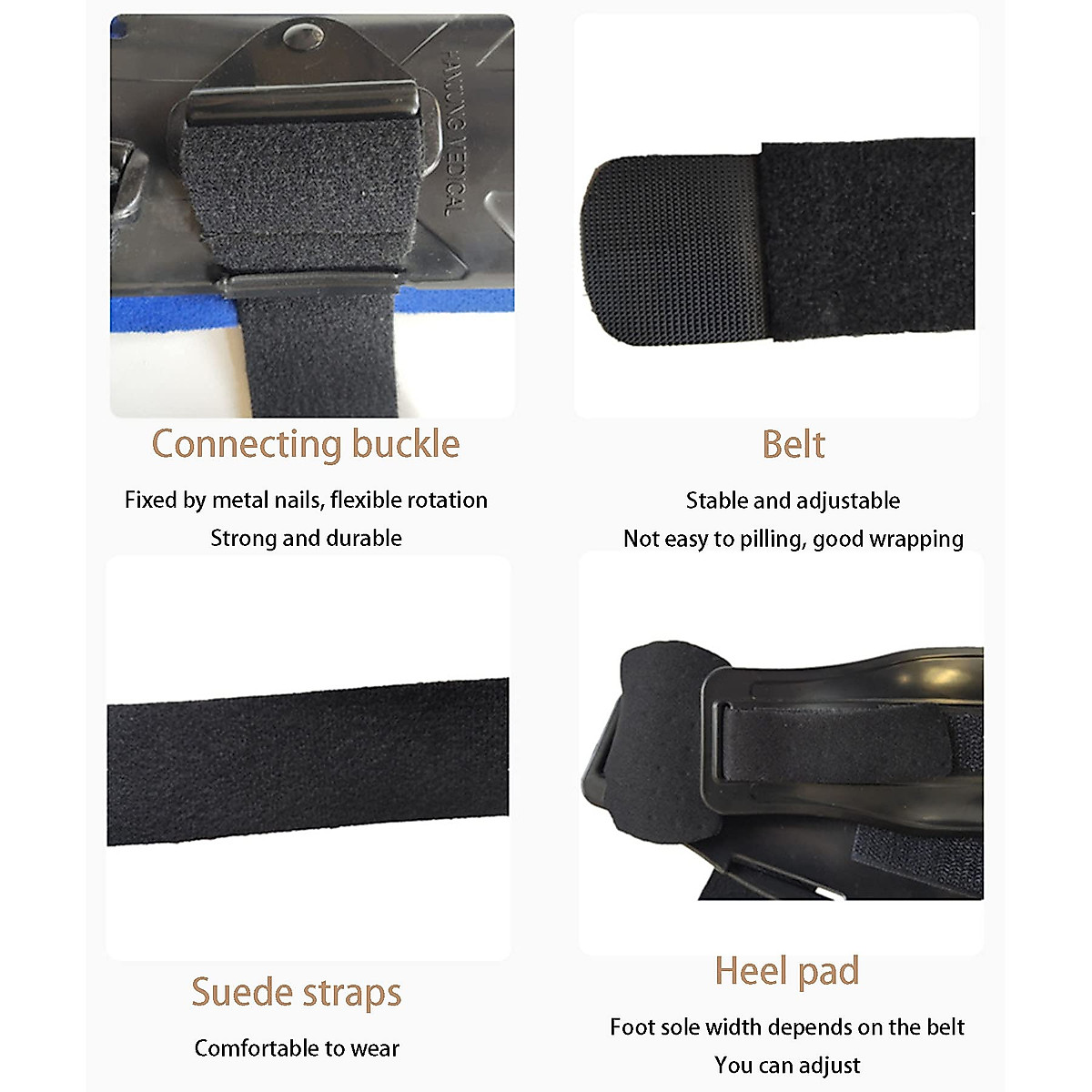 WILLQ Ankle Support Brace with Strap Ankle Stabilizer Support Lace-up Brace for Pain Relief Injury Recovery Strain or Sprain Resists Inversion and Eversion Normal Flexion Extension