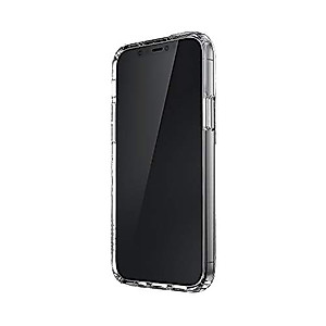Speck iPhone 12 Clear Case - Drop Protection Fits iPhone 12 Pro & iPhone 12 Phones - Scratch Resistant, Anti-Yellowing & Anti-Fade with Slim Design - 6.1 Inch - Perfect Clear Presidio