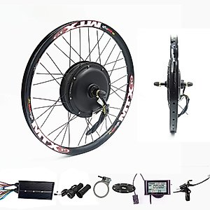 72V 2000W Rear Wheel Motor, 2000W Electric Bike Kit,Electric Bicycle Conversion Kit with Mutifunction SW900 Display,72V 40A Controller, with 7 Speed flywheel (27.5inch)