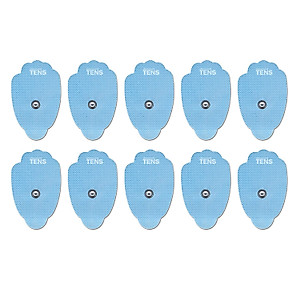 TENS Electrodes Compatible with HealthMateForever, 10 (5 Pair) Premium HealthMate Compatible Replacement Pads for TENS Units, Discount TENS Brand