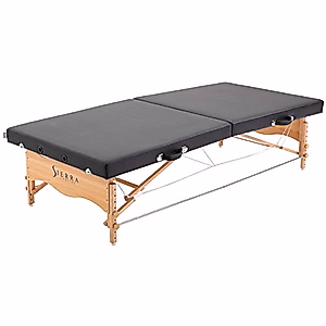 Sierra Comfort Low-Level Massage Table, Black