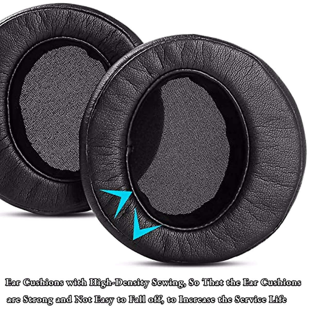 1 Pair Black Replacement Ear Pad Cushion Pillow Compatible with Status Audio CB-1 Headphones Earpad
