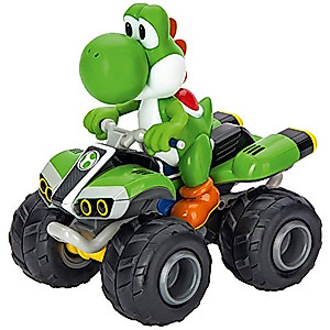 Carrera RC Nintendo Mario Kart 2.4 GHz Radio Remote Control Toy Car Vehicle - Yoshi Quad