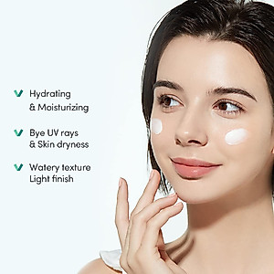 ETUDE Sunprise Mild Weightless Watery Light Texture SPF50+/PA+++ 1.7 fl. Oz (50ml) (21AD) | Light Moisturizing Sunblock for Sensitive Skin | Korean Skin Care