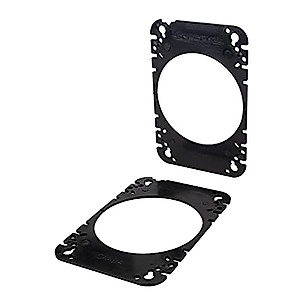 Scosche Compatible with Select Import and Domestic Vehicles Universal 4" x 6'' to 4" Speaker Adapters (1 Pair) SA464