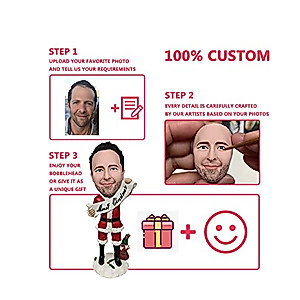 mydedor Custom Bobble-Heads Figurine Customized Doll, Couple Custom Bobble Head, Bobble Head Figures Handmade Personalized Sculpture Gift for Couple