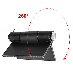 3 Pack 5-1/4" x 4-5/8" Weldable Door Hinges Heavy Duty Metal Gate Hinges Steel Butt Hinge with Removable Pin, 4.8 mm Thickness