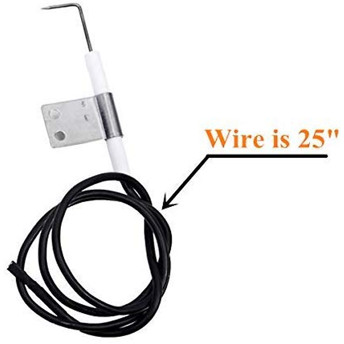 BBQ Future 4-Pack Ceramic Ignitor Electrode Replacement for Select Gas Grill Models by Kenmore, Nexgrill, Members Mark, Tera Gear and Others