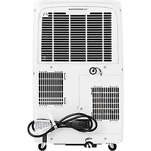 Hisense Smart SACC 8,000 BTU Dual Hose Portable Air Conditioner with Heat Pump, 4-modes (Cool, Heat, Fan, Dehumidifier) WiFi, Remote, Up to 550 sq. ft., AP55023HR1GD White - (Renewed)